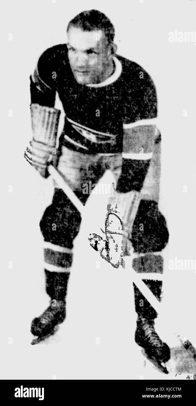 Babe Siebert, Canadian ice hockey player Stock Photo - Alamy