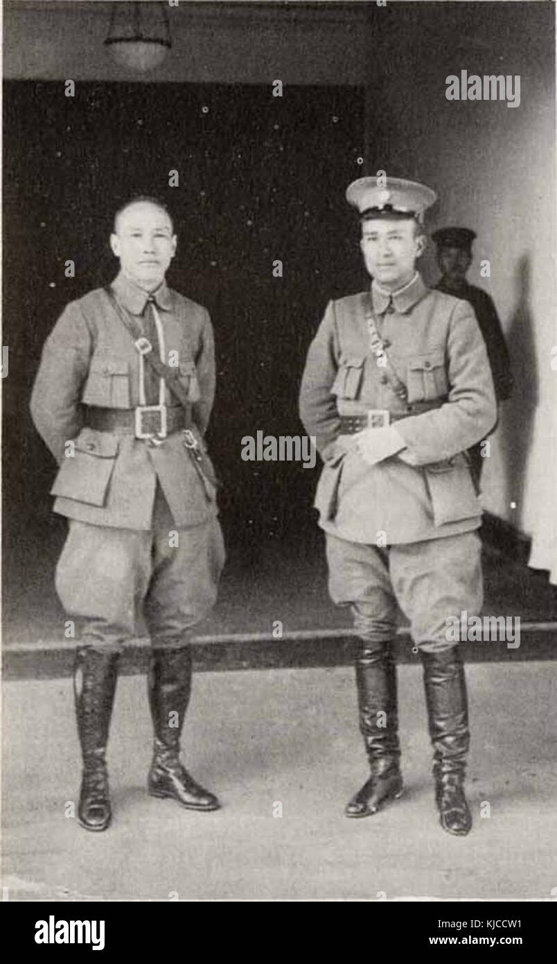 Bai Chongxi and Chiang Kaishek Stock Photo - Alamy