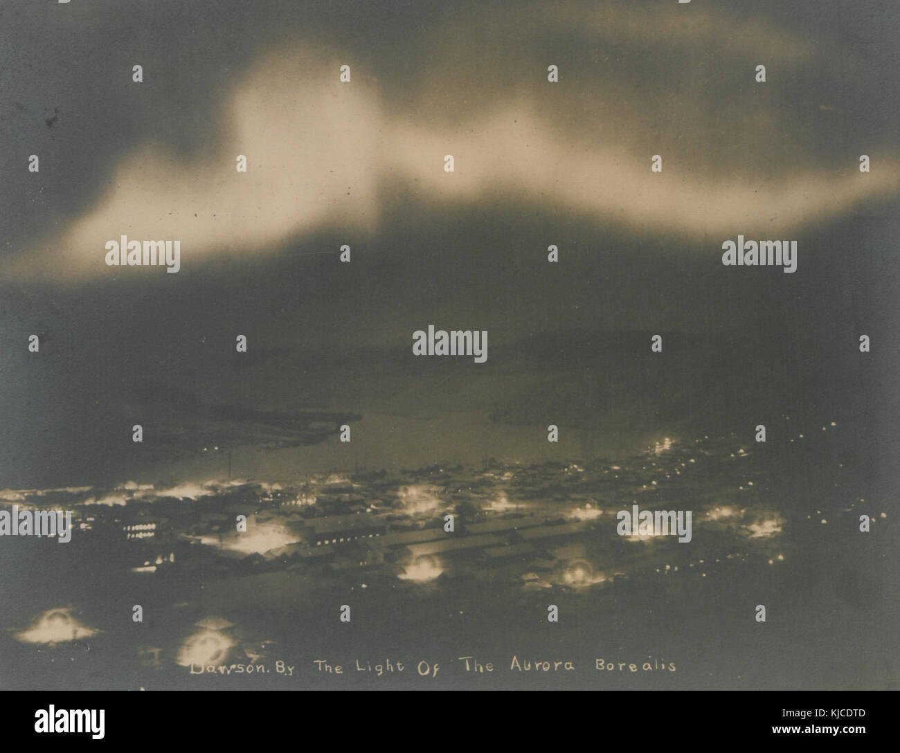 Aurora borealis old illustration hi-res stock photography and images ...