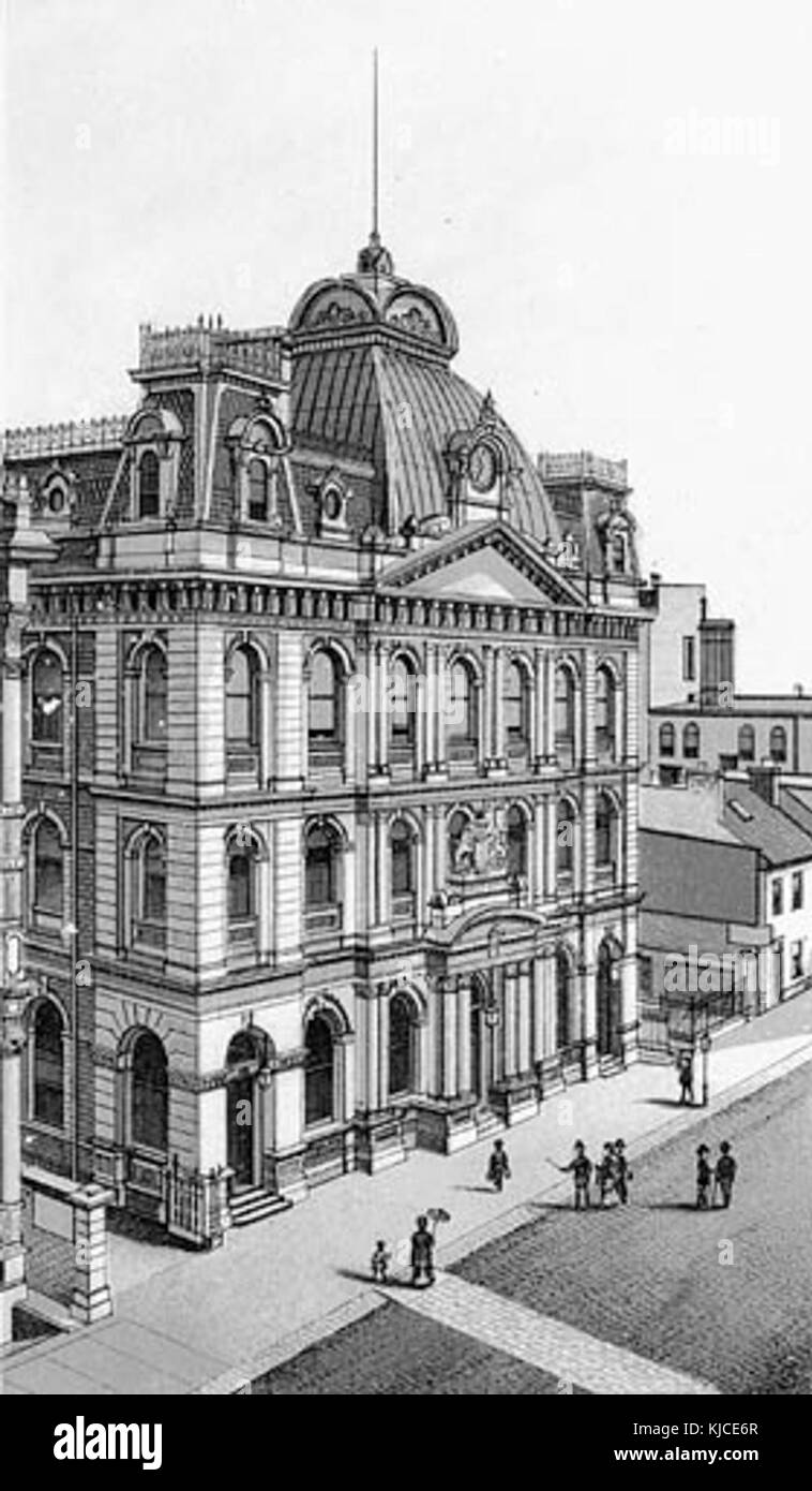 Street office buildings Black and White Stock Photos & Images - Alamy