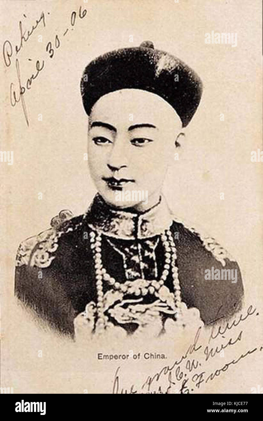 Emperor Guangxu in Ordinary CLothes Stock Photo - Alamy