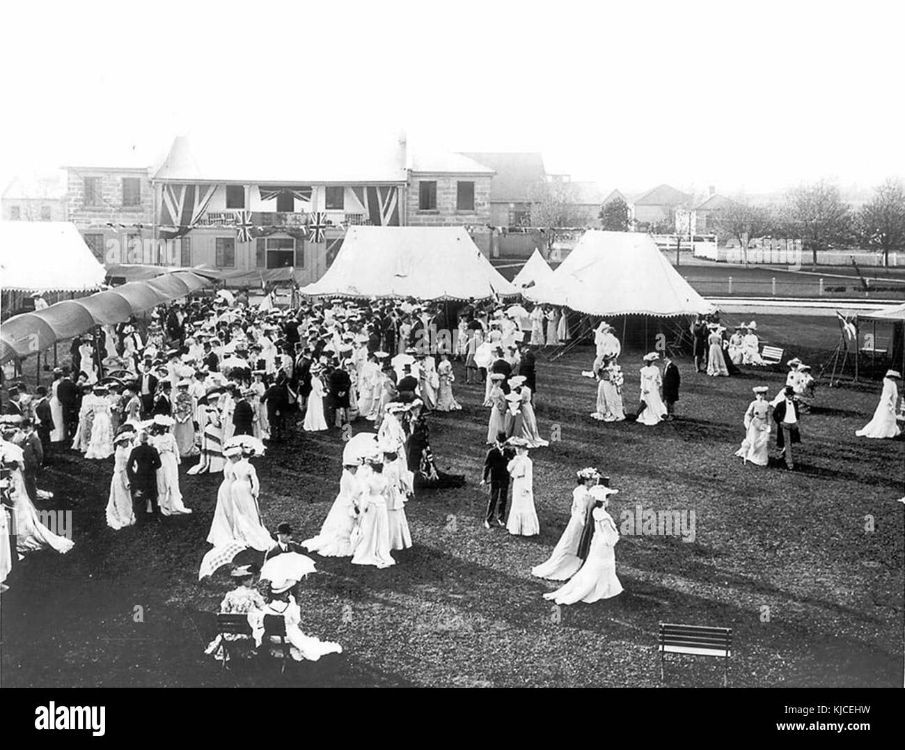 Garden party at Fort York Stock Photo - Alamy