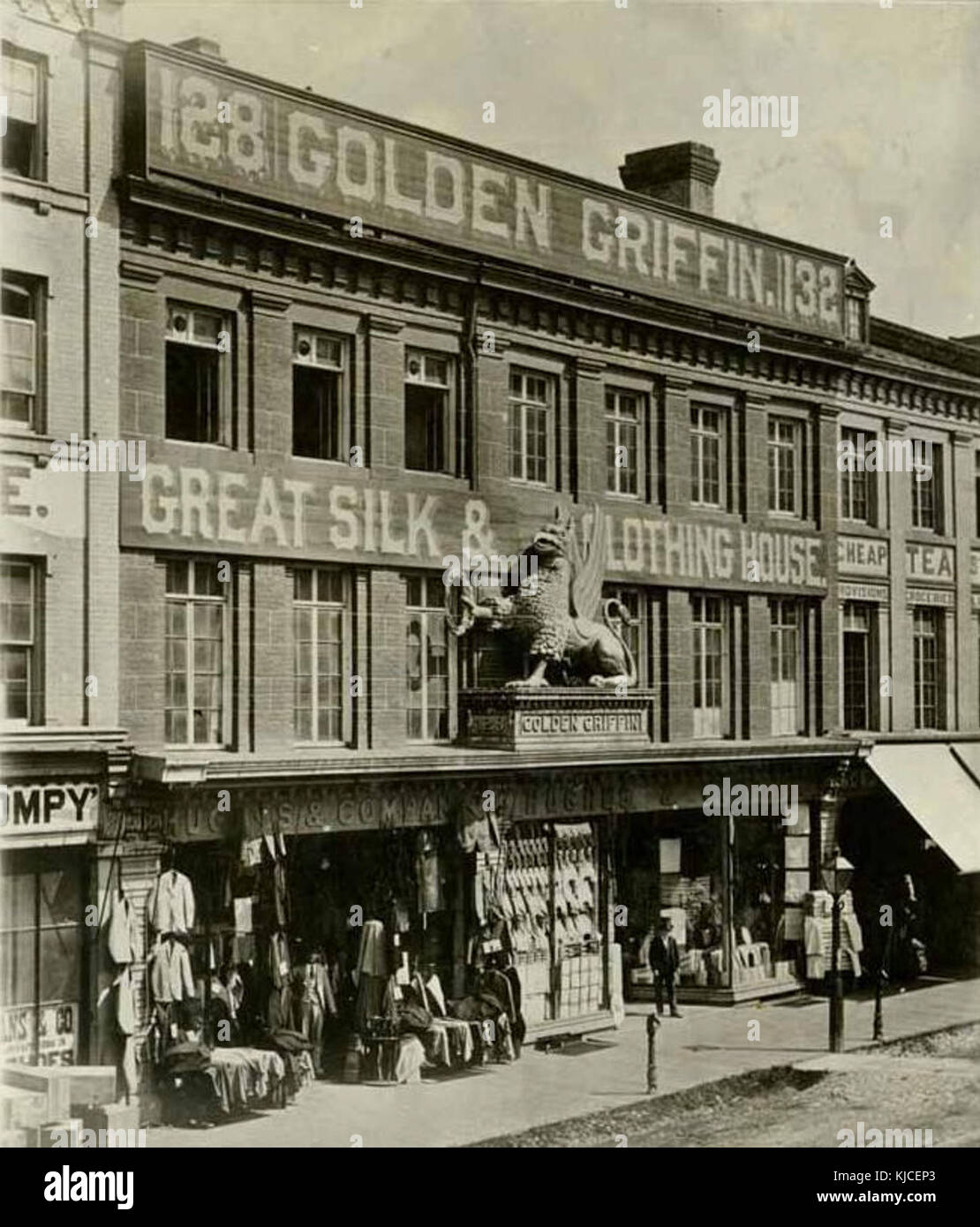 The Golden Griffin Great Silk and Clothing House was a prominent ...