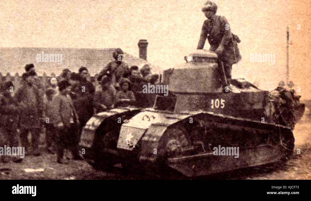 IJA tank in Manchuria Stock Photo - Alamy