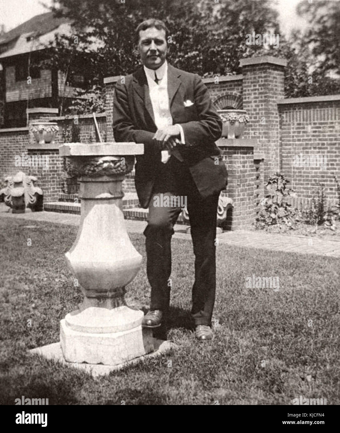 A photograph of John McCrae, the Canadian physician and poet, known for ...