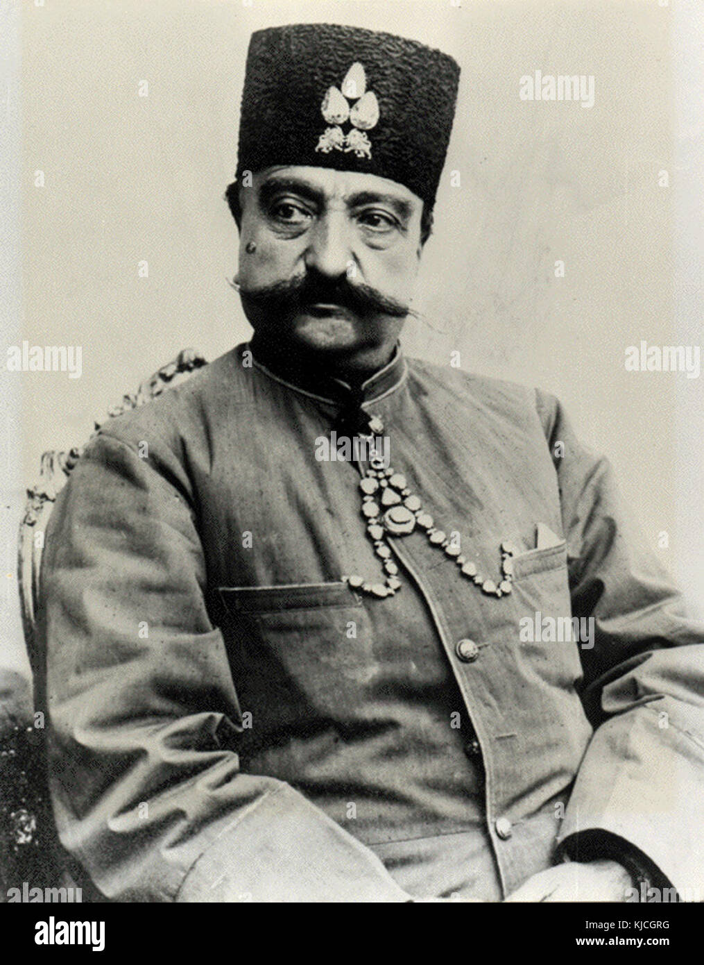 Nasser Ad Din Shah Qajar Stock Photo - Alamy