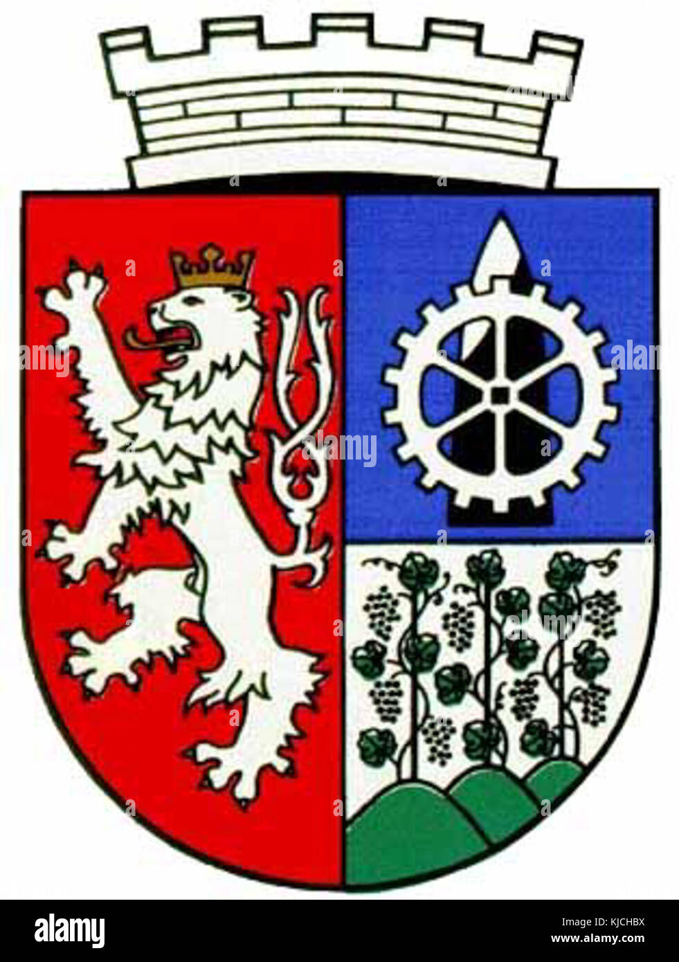 Praha 9 Znak Stock Photo - Alamy