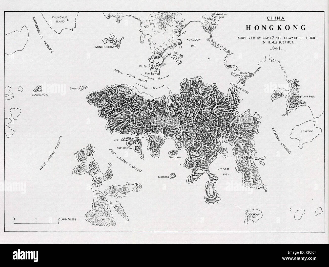 Old hong kong map hi-res stock photography and images - Alamy