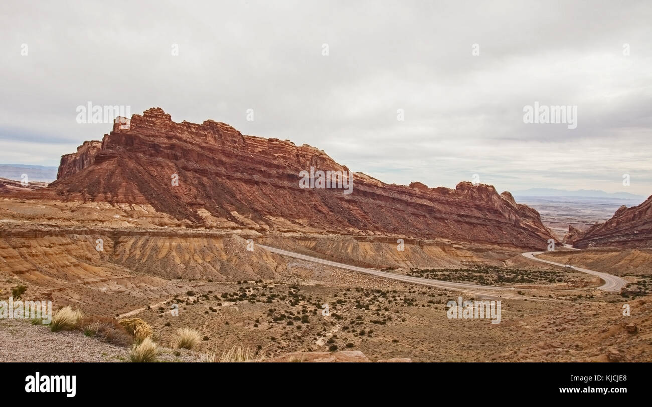 Spotted Wolf Canyon pass on the Interstate 70. Utah 2 Stock Photo - Alamy