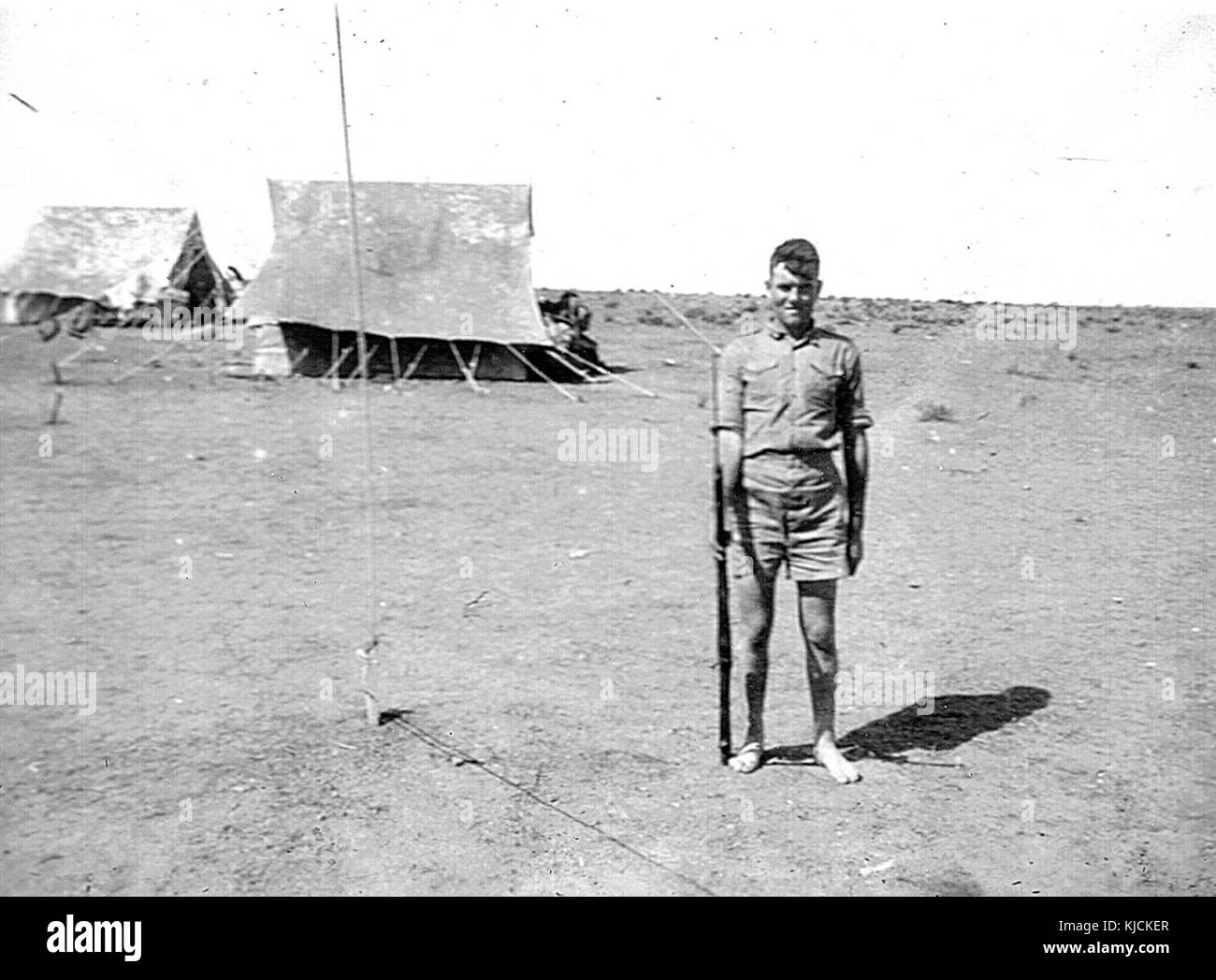 018 1940 Dvr Tom Beazley at Julis training camp, Palestine Stock Photo ...