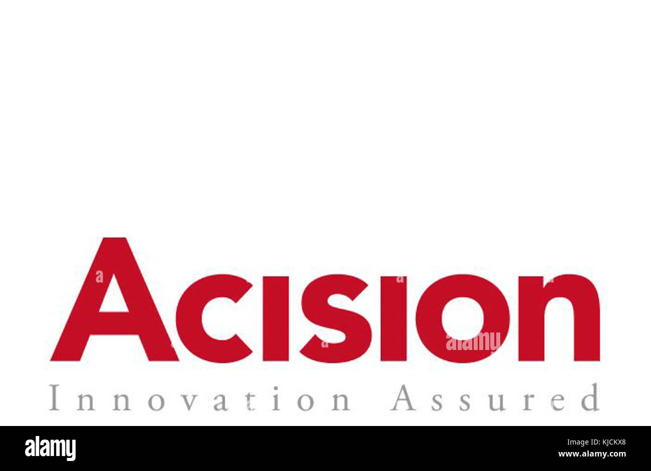 Acision Logo JPG RED GREY Stock Photo - Alamy