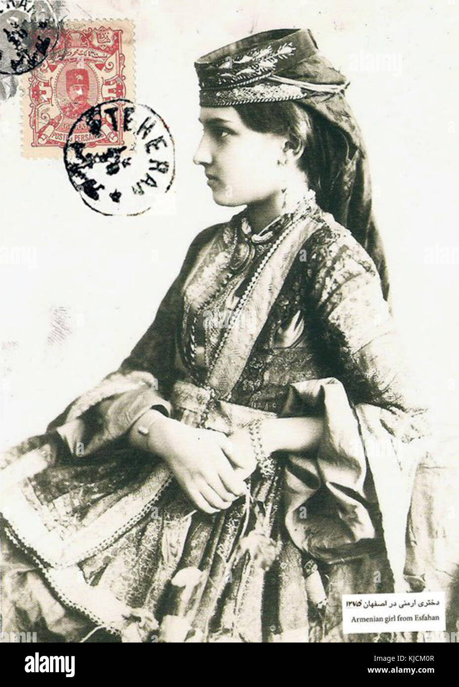 Armenian qajar girl Stock Photo - Alamy