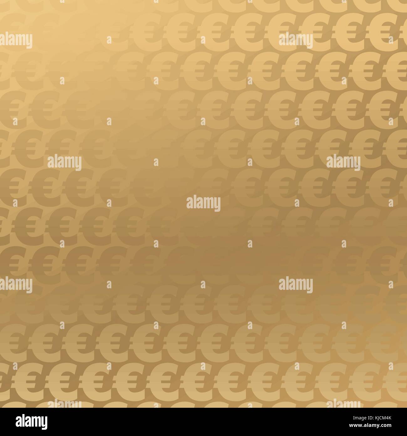 Golden Euro currency symbol. Shiny gold background. Vector illustration ...