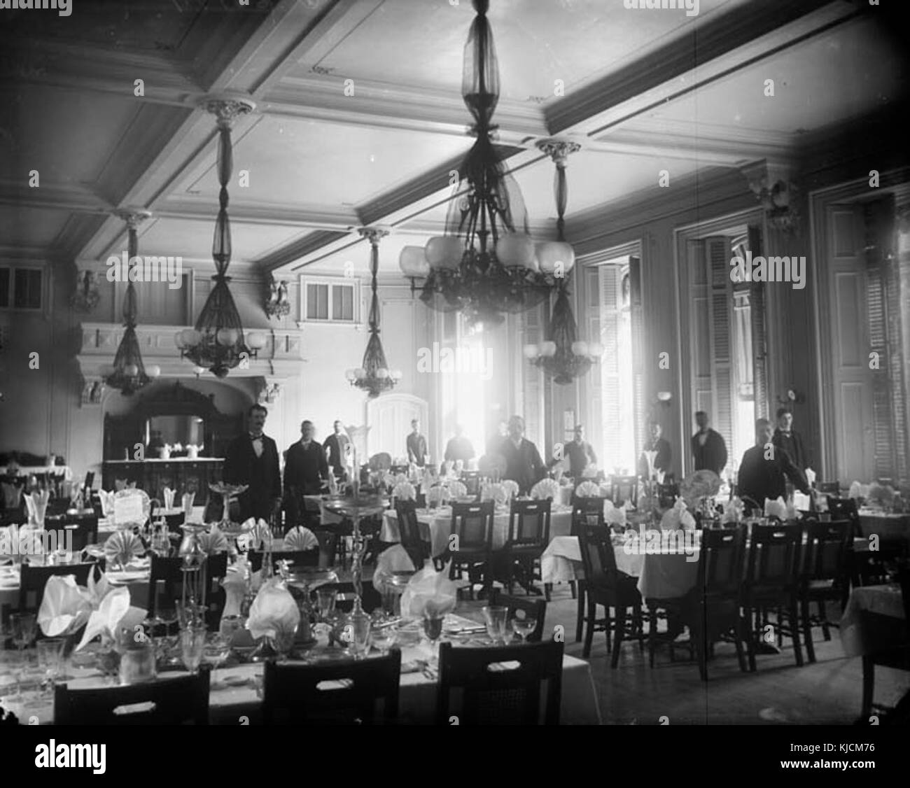 Ottawa Russell House Dining Room 1884 Stock Photo - Alamy