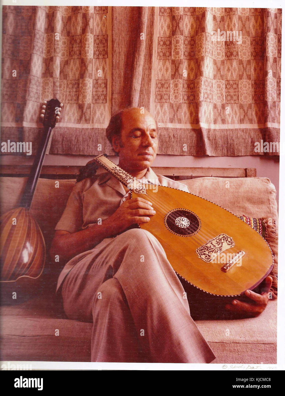 Bicar with his Lute and Buzuki Stock Photo - Alamy