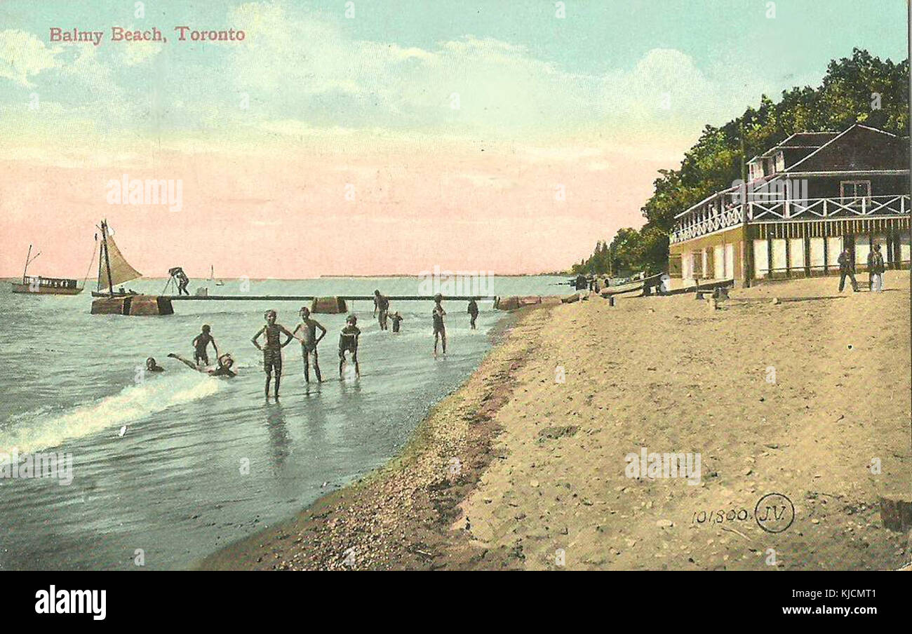 Boys at Balmy Beach, Toronto, 1908 Stock Photo - Alamy