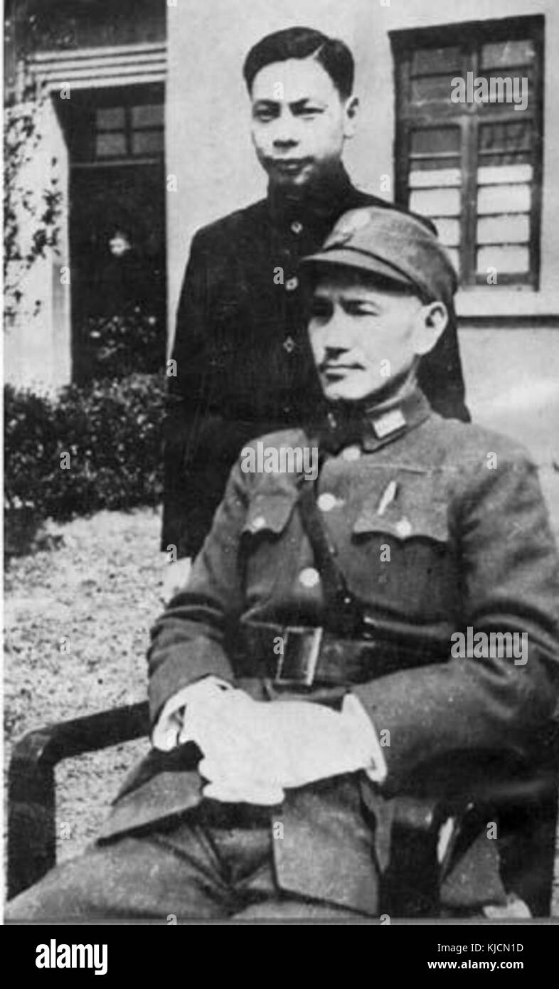 Chiang Ching kuo and Chiang Kai shek 2 Stock Photo - Alamy