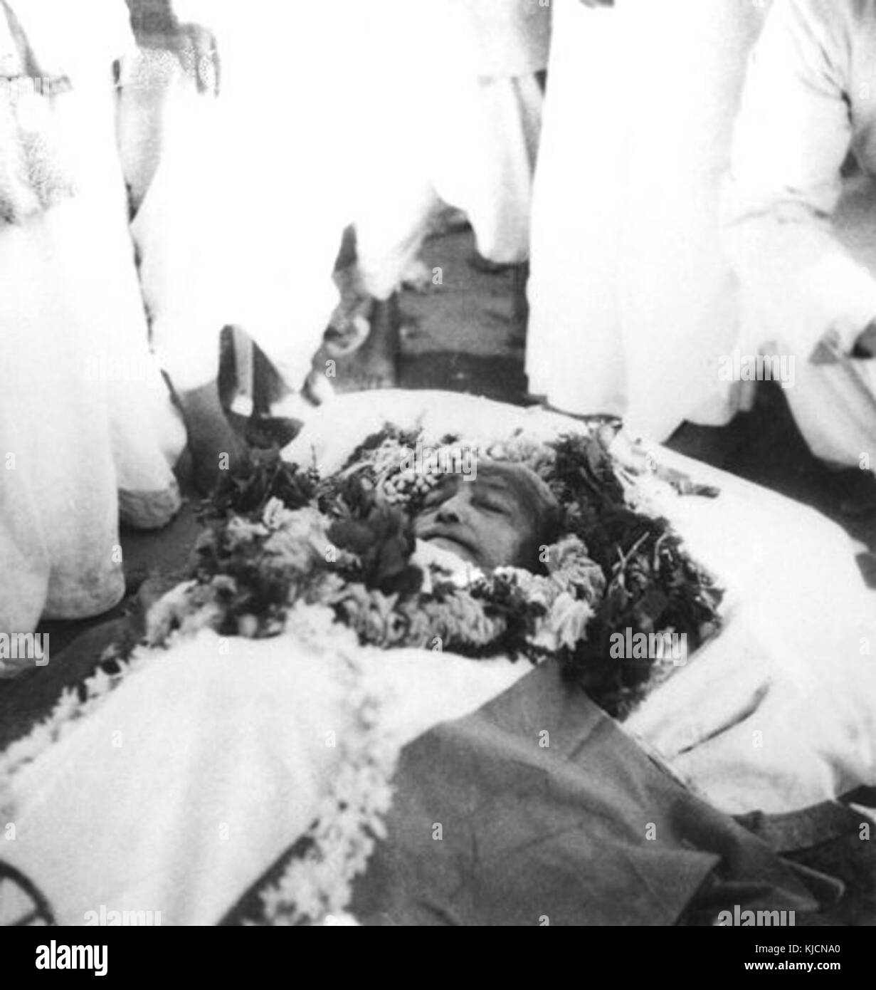 Death of Kasturba Gandhi Stock Photo - Alamy