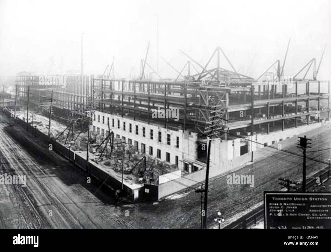 Construction of Union Station well underway Stock Photo - Alamy