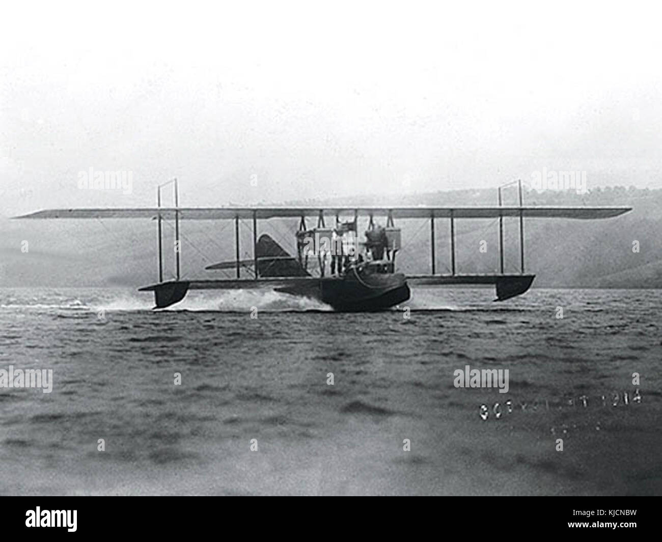 The Curtiss H-4 'America,' a pioneering American seaplane designed by ...