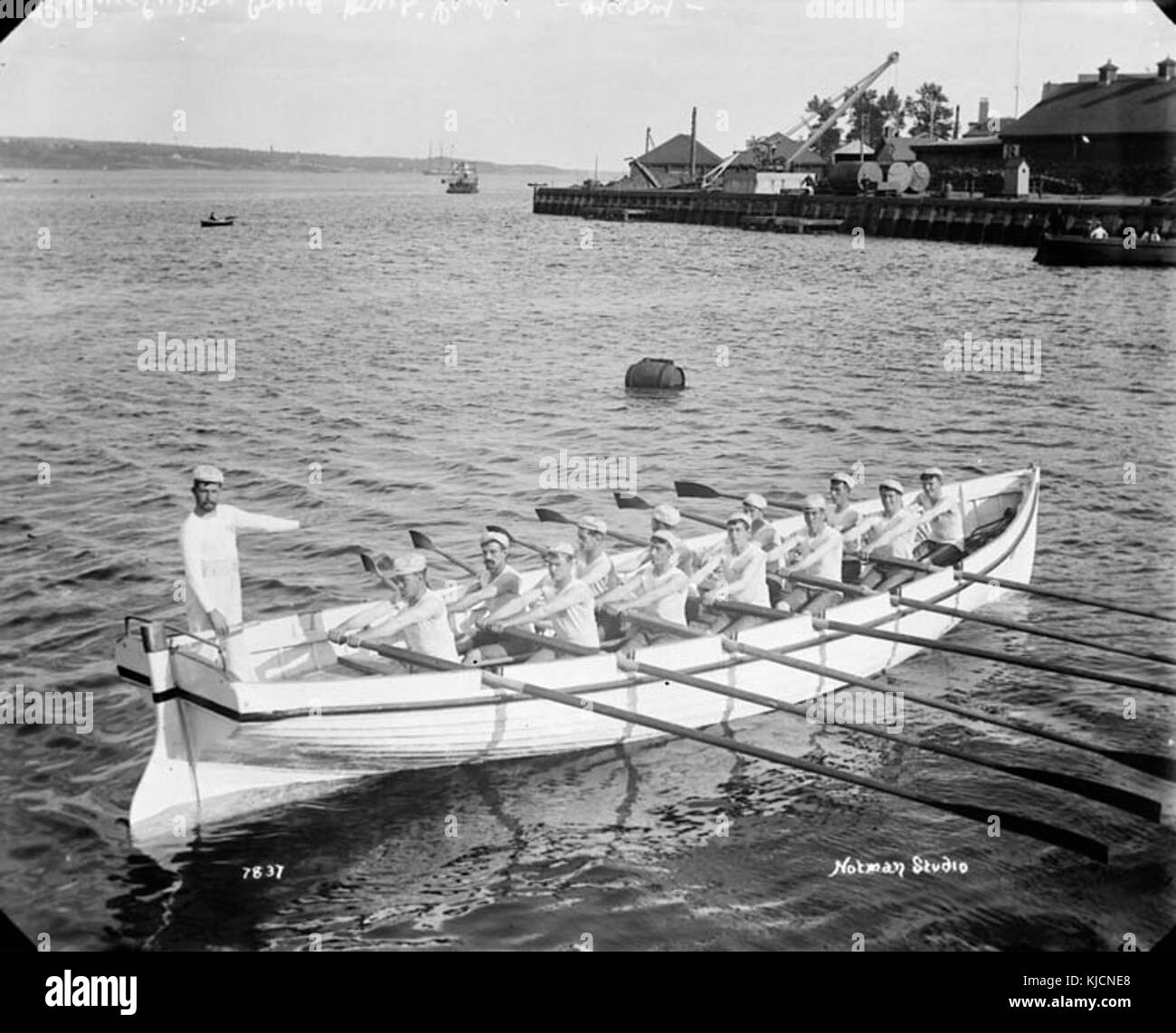 Racing cutter crew of HMS Psyche at Halifax circa 1901 LAC 3387666 ...