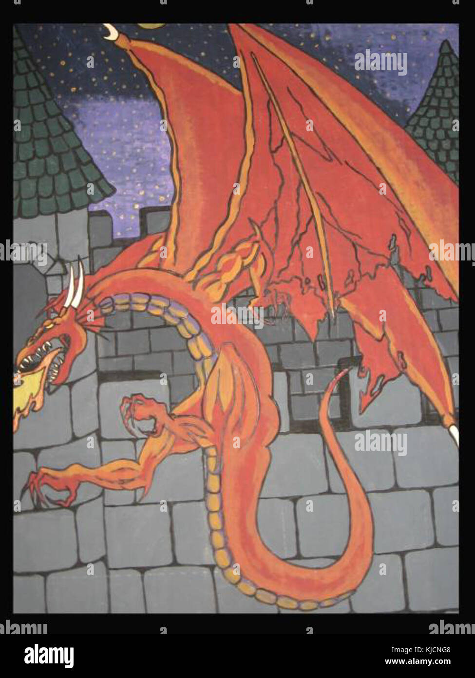 Dragon rouge hi-res stock photography and images - Alamy