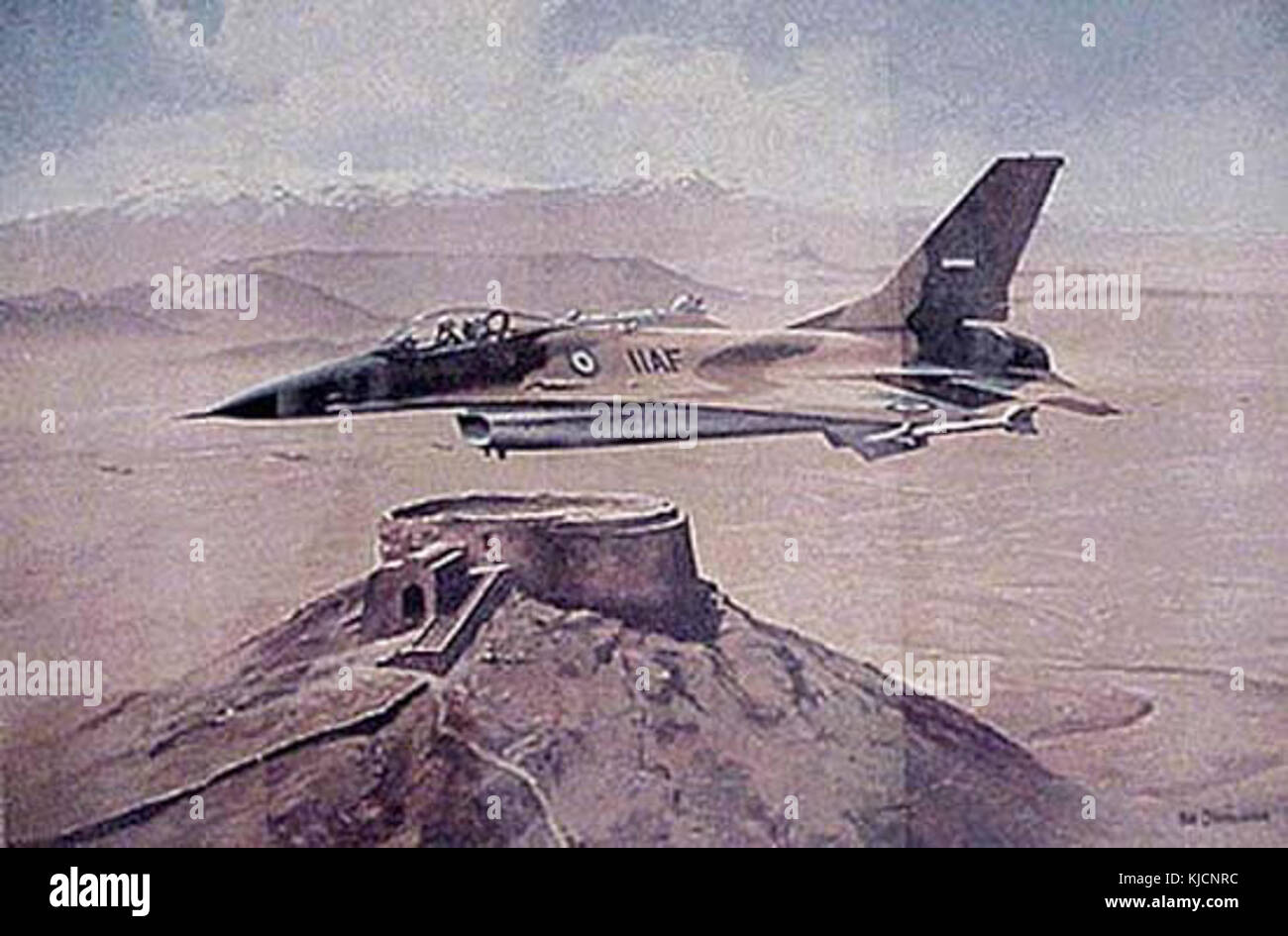 An F-16A Fighting Falcon of the Islamic Republic of Iran Air Force ...