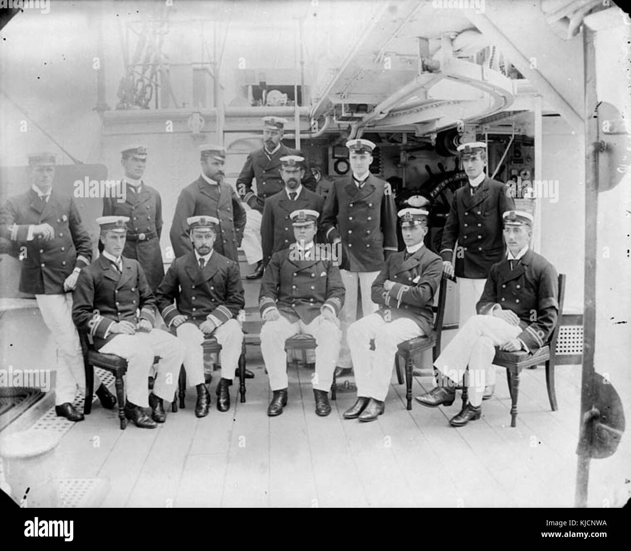 Warship officers Black and White Stock Photos & Images - Alamy