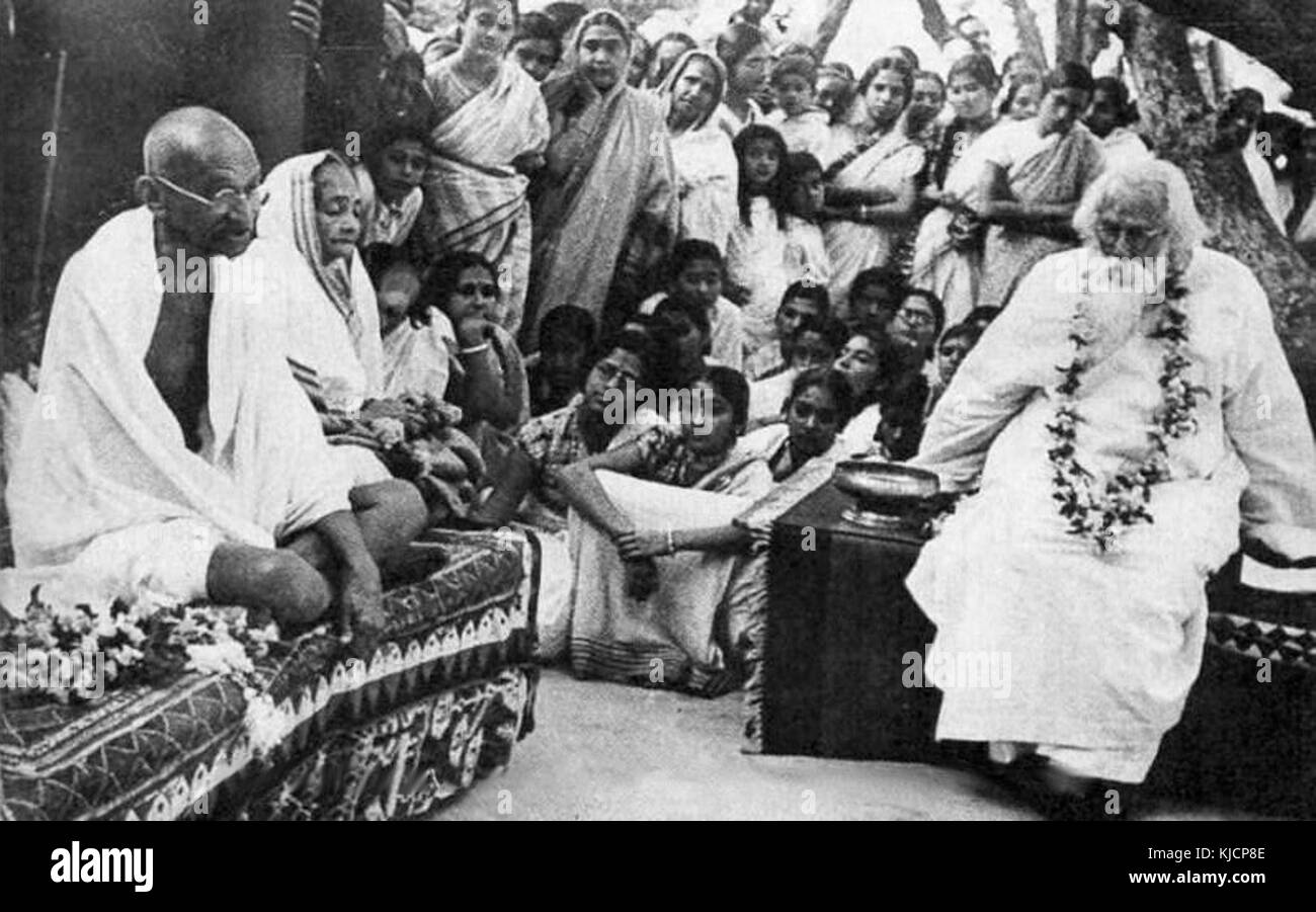 A cultural and historical reference to the connection between Mahatma ...