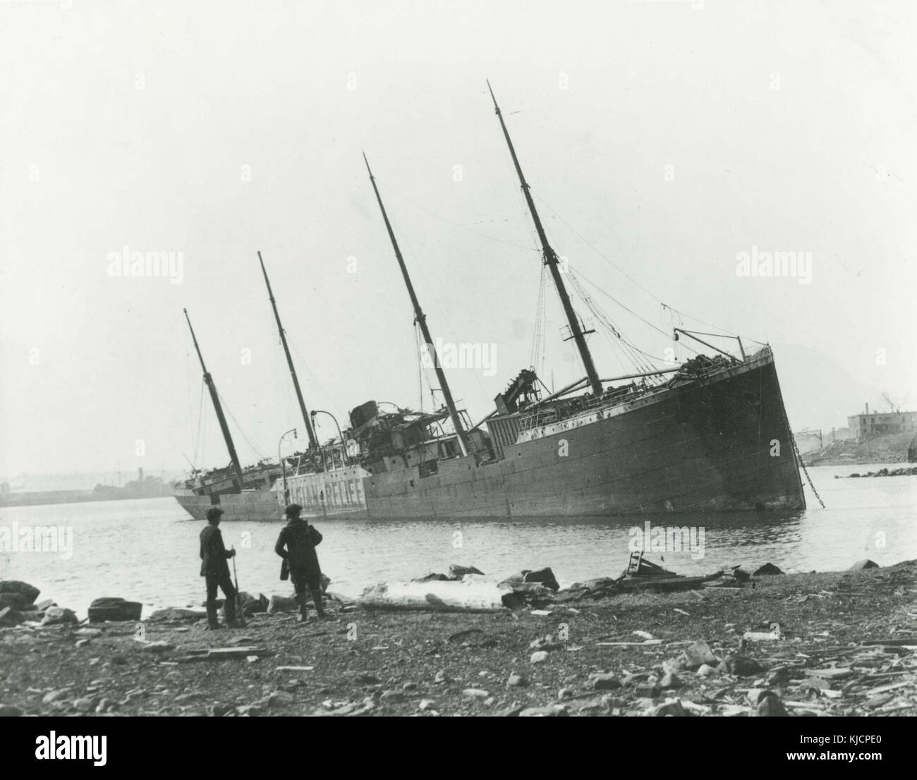 Halifax explosion Imo Stock Photo - Alamy