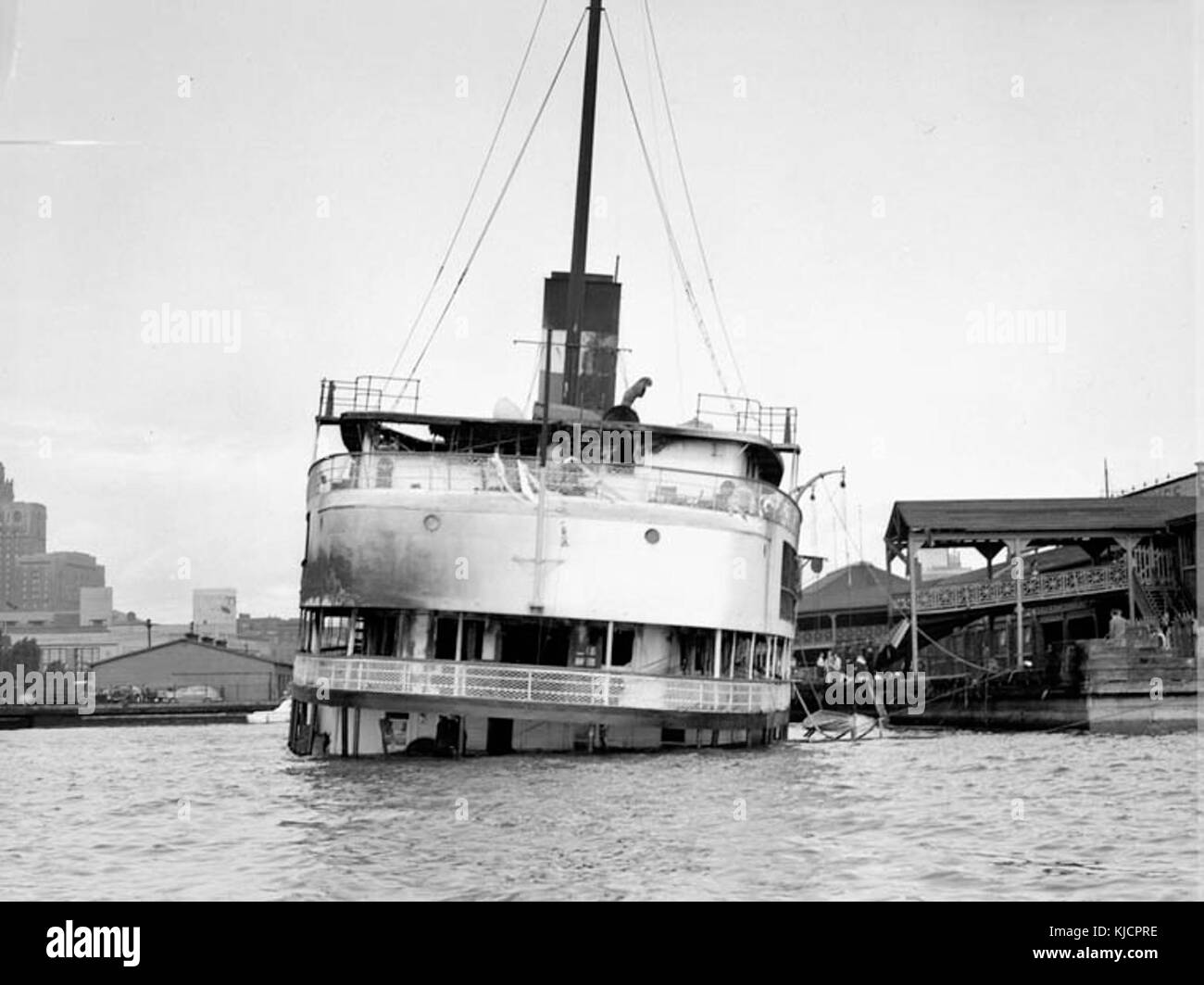 Wreck of the SS Noronic b Stock Photo - Alamy