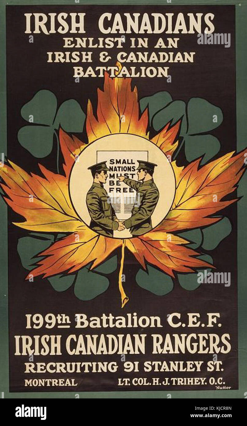 Irish canadian history hi-res stock photography and images - Alamy