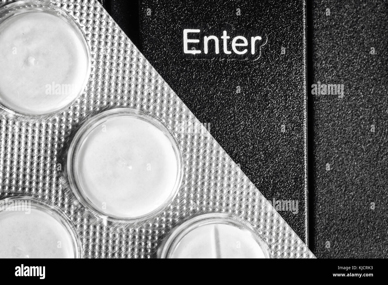 Treatment Cure of Computer analysis repair of PC Tablet in blister on ...