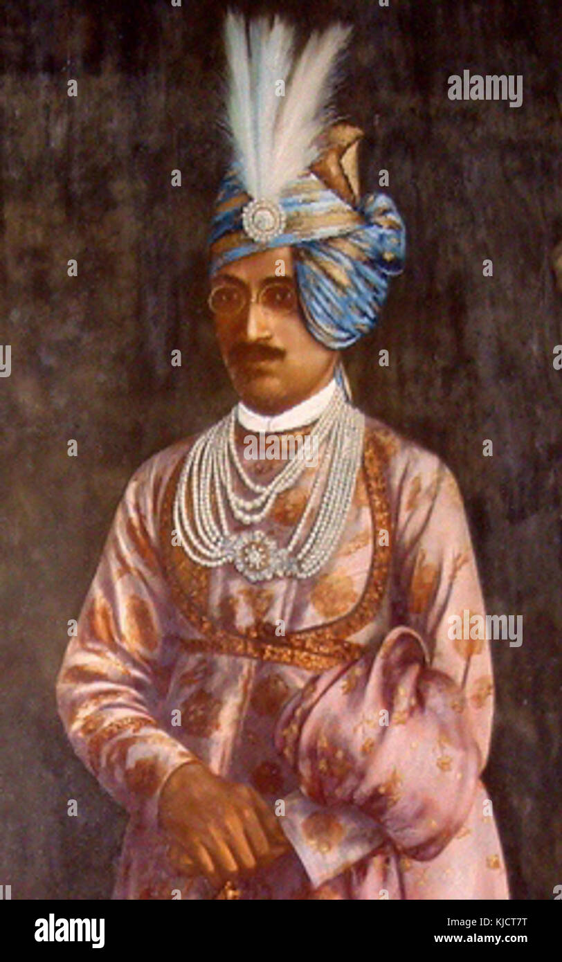 Major H.H. Raja Shrimant Sir Khem Sawant V Bhonsle Bahadur Bapu Sahib ...