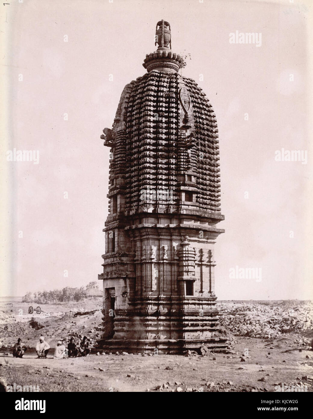 Panchanana Temple, Barakar, Burdwan District, Bengal 1872 Stock Photo ...