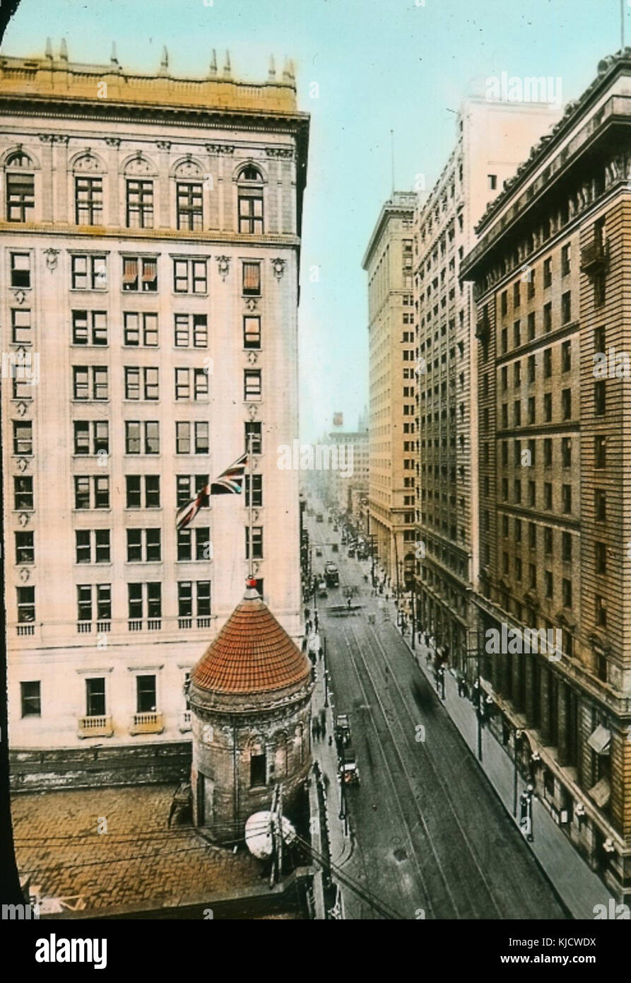 Downtown Toronto Scene 1927 Stock Photo - Alamy