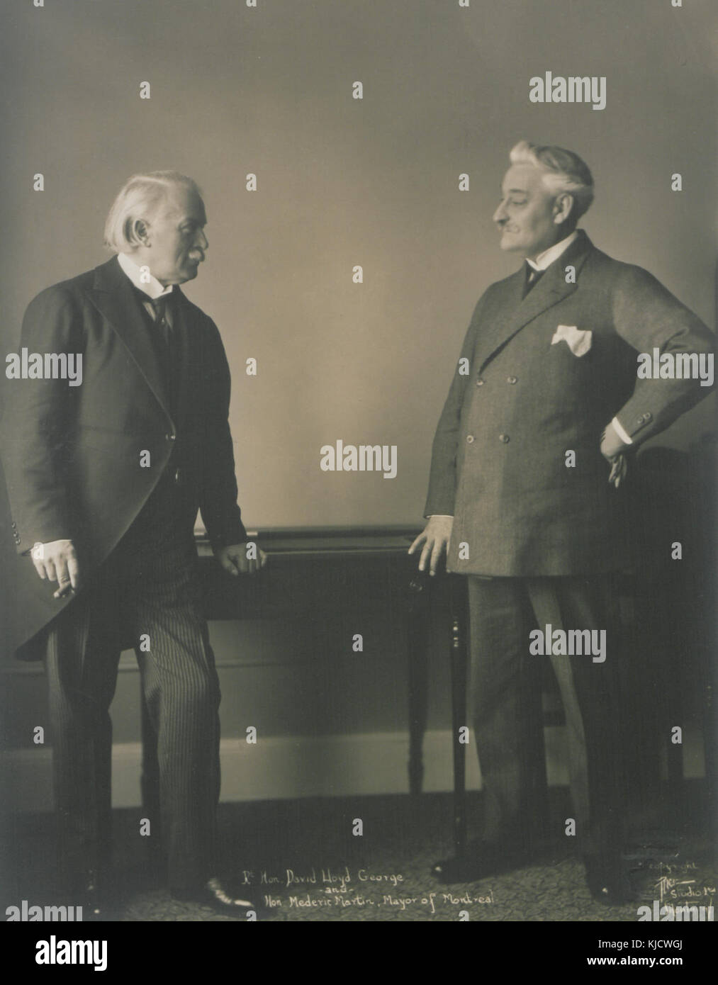 Vintage photo of david lloyd george hi-res stock photography and images ...