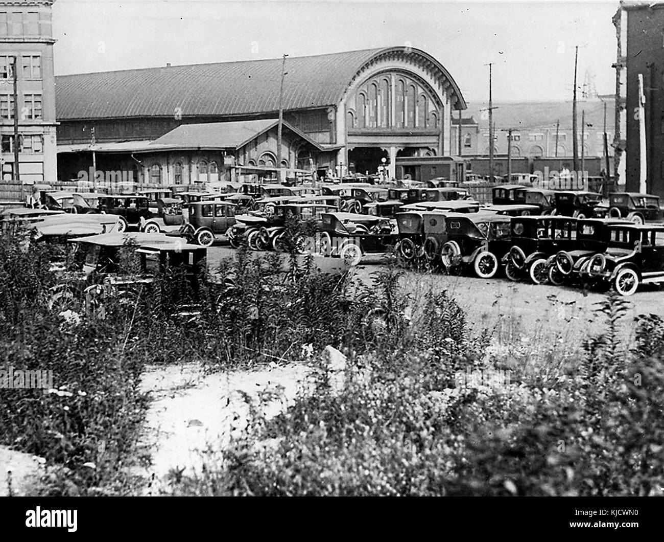 An image depicting the site of a new customs house, representing ...