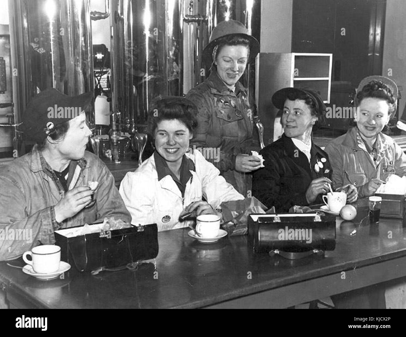 Shop Stewards at Burrard Drydock Stock Photo - Alamy