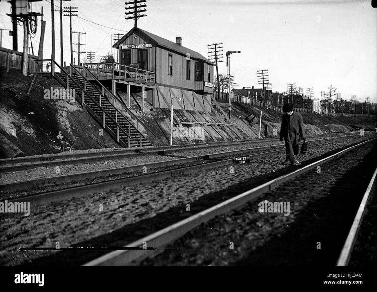 Temporary railway Black and White Stock Photos & Images - Alamy