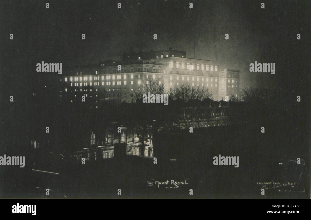 Mount royal night hi-res stock photography and images - Alamy