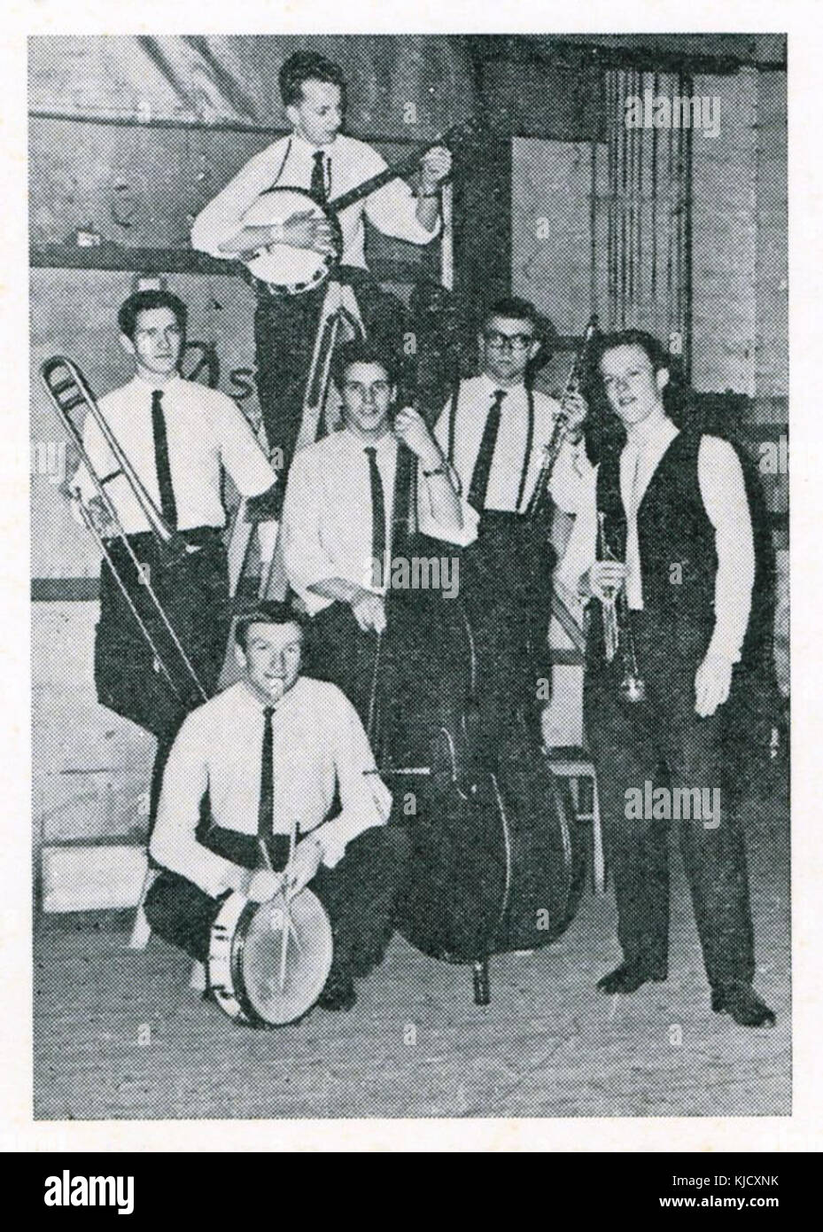 Traditionelt dansk jazzband, 1963 Stock Photo - Alamy