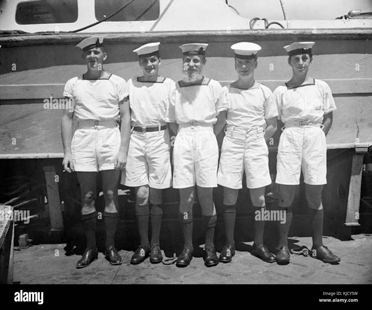 HMCS Uganda crewmen from Medicine Hat June 1945 LAC 3516150 Stock Photo ...