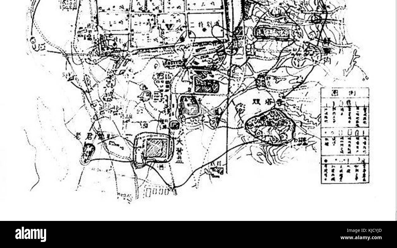 1949 map taiyuan battle B Stock Photo - Alamy