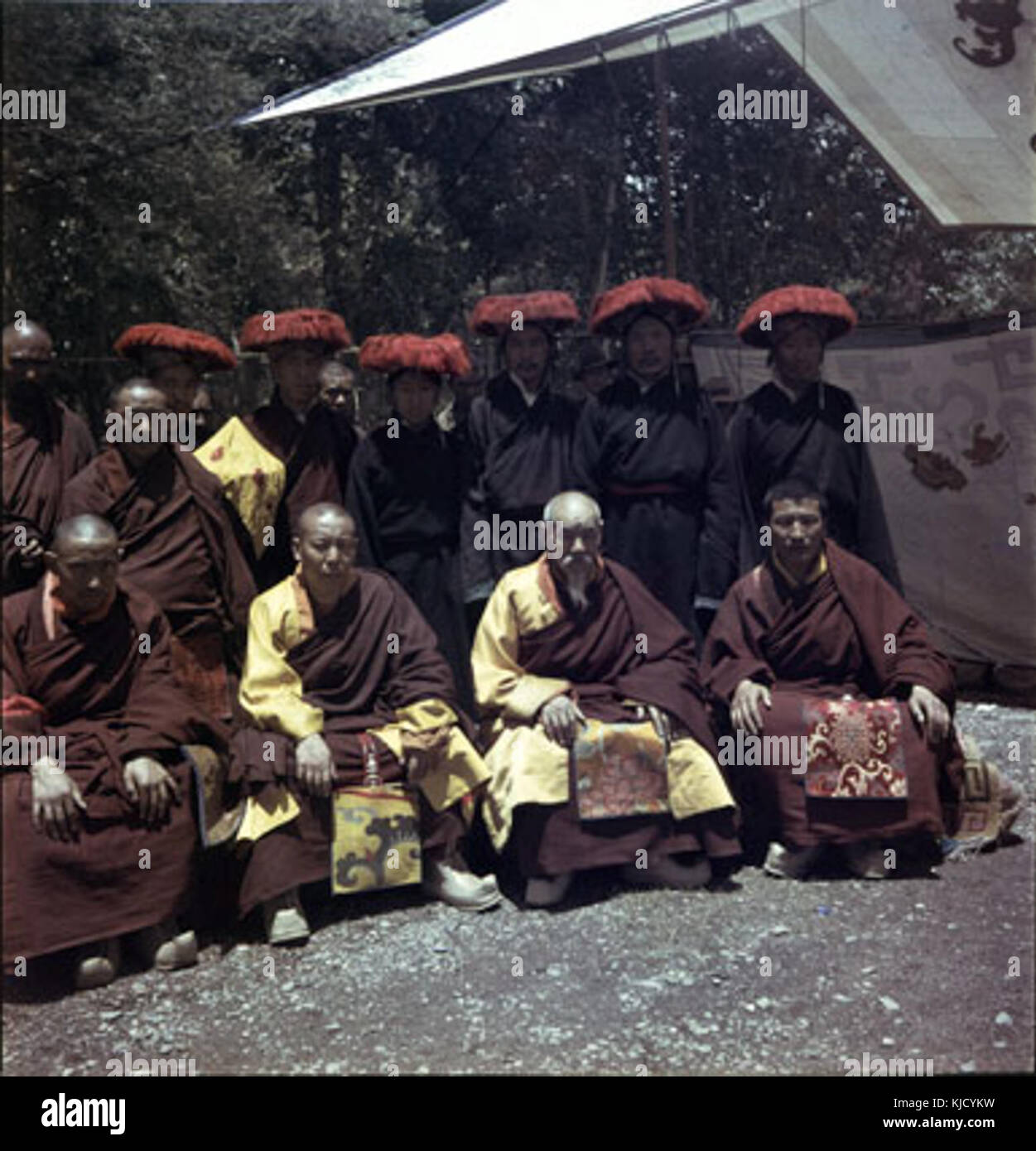 Abbots of Tashilhunpo Stock Photo - Alamy