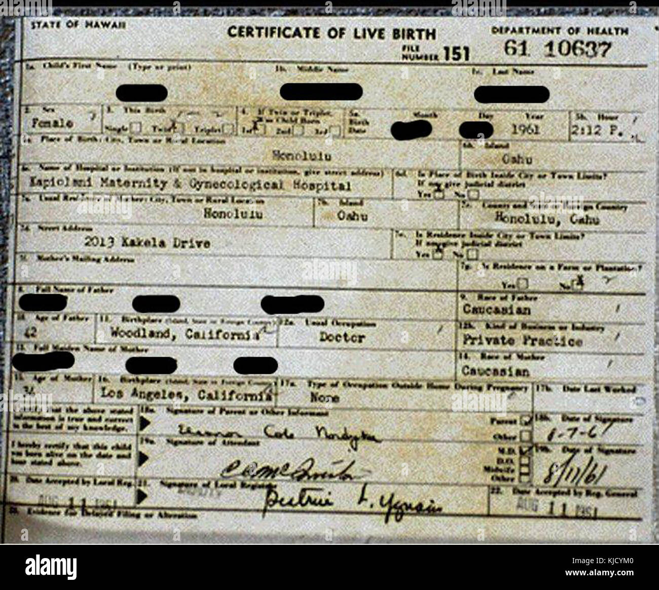 Birth certificates hi-res stock photography and images - Alamy