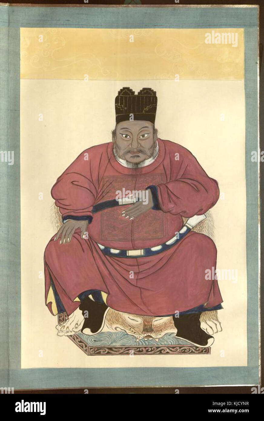 A portrait of Mu Tu Stock Photo - Alamy