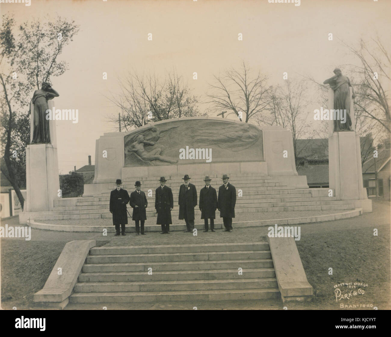 This image captures Dr. Bell and his committee in front of the Bell ...