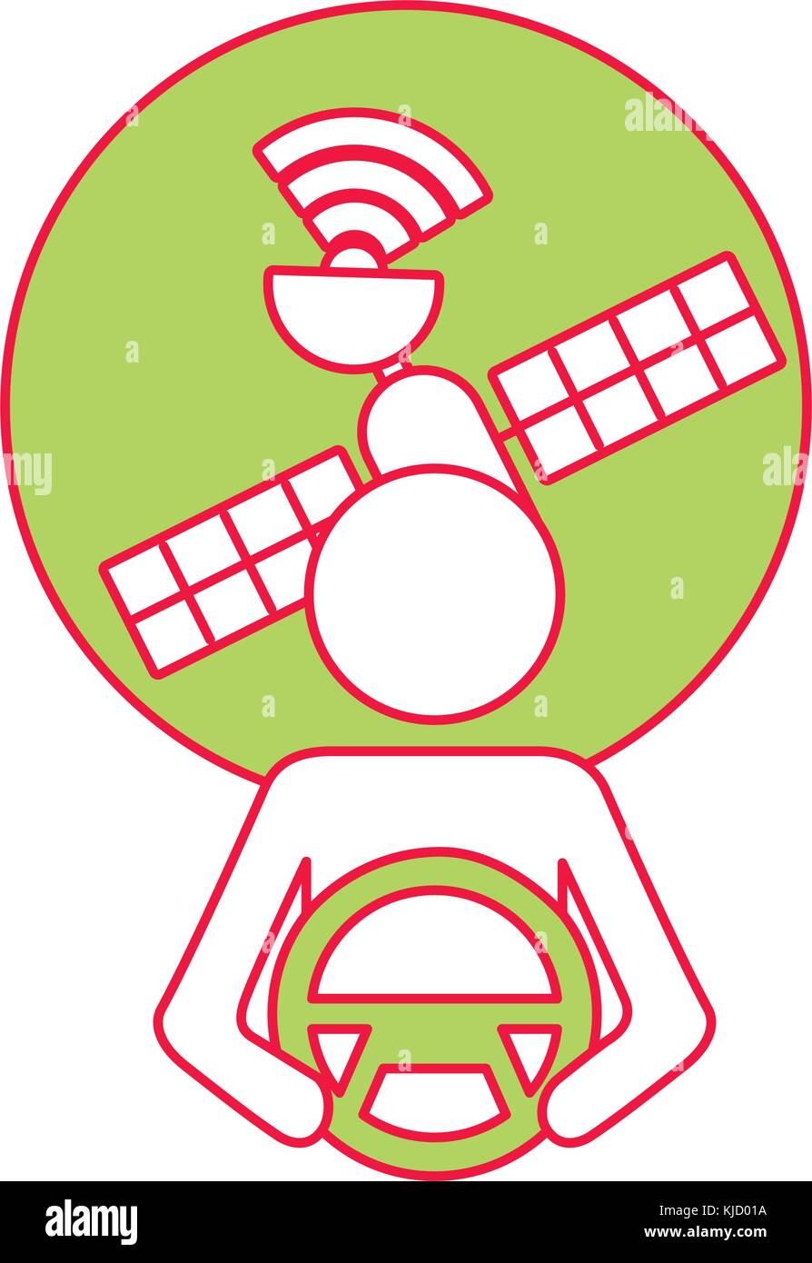 Hands man car steering Stock Vector Images - Alamy