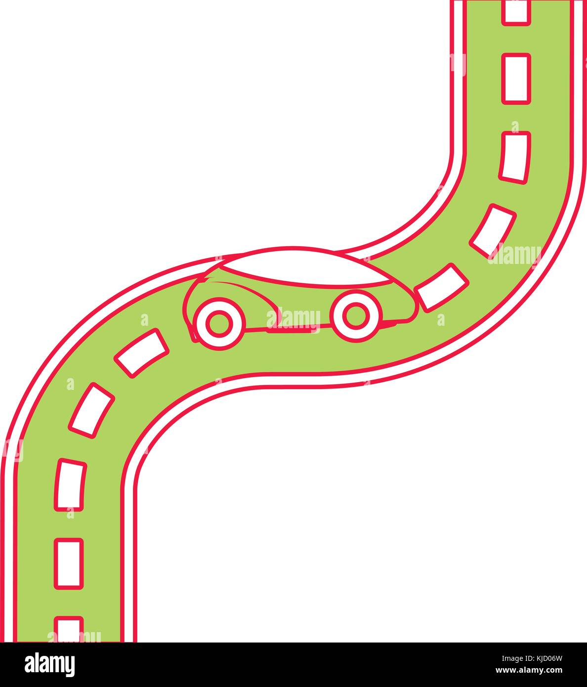 car road street highway direction plan Stock Vector Image & Art - Alamy